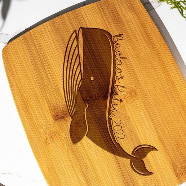Wood Whale Cutting Board - Etsy