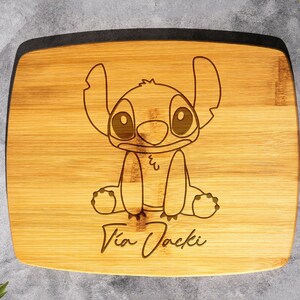 Personalized Lilo and Stitch Cutting Board Lilo & Stitch Decor ...