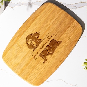 Dachshund Cutting Board, Kitchen Decor, Gift for Dog Lovers, Wooden ...