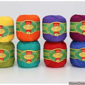 Crochet Omega No.5 (50grs) / 100% Mercerized Cotton Yarn, Crochet ...