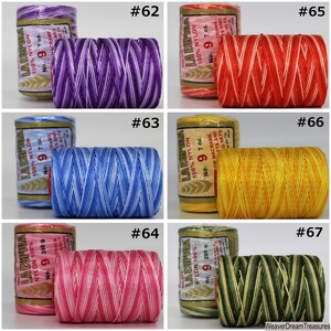 La Espiga No.9 Variegated (omega) - 100% Nylon, Crochet Thread, Thread ...