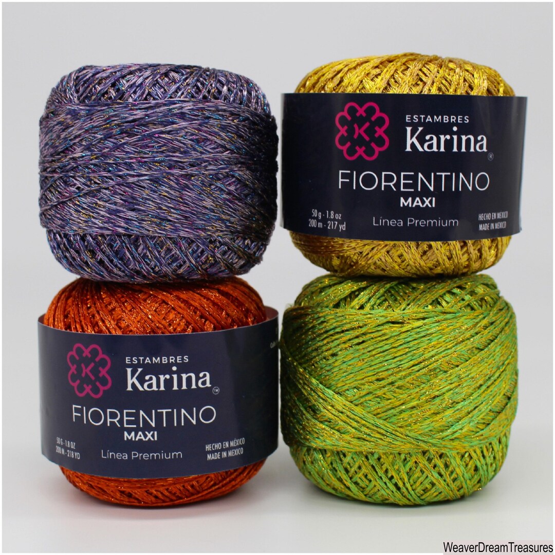 Fiorentino Maxi Yarn (50grs) by Estambres Karina. 100% Polyester ...