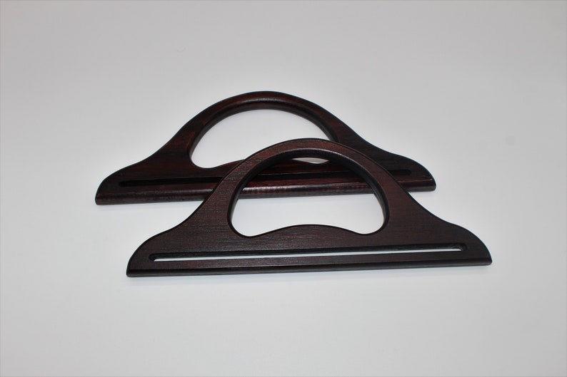 1 Pair Purse Handles, Wood Handles for Bags, Bag Making Supplies ...