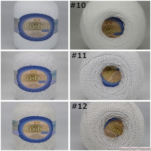RUSTICA ECLAT (153grs) by Omega. Fine Cotton Yarn for Crocheting and ...
