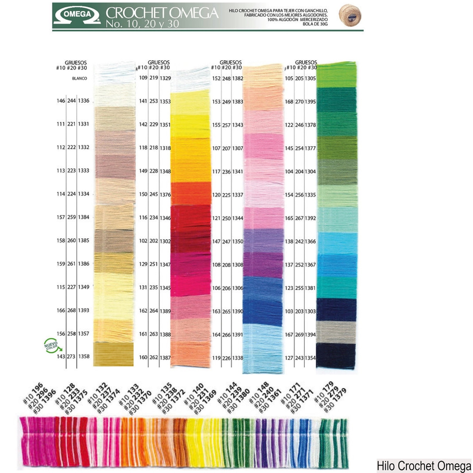 Crochet Thread Size 20 (30g) / Omega Crochet Thread / 100% Fine ...