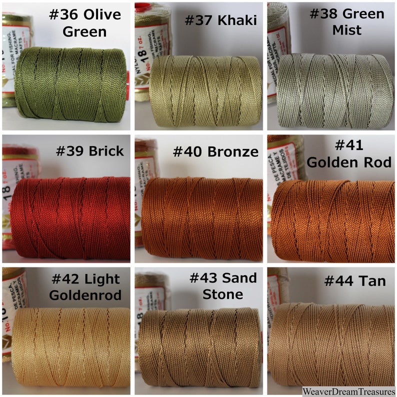 La Espiga No.18 100% Nylon Omega Crochet Thread Thread for - Etsy