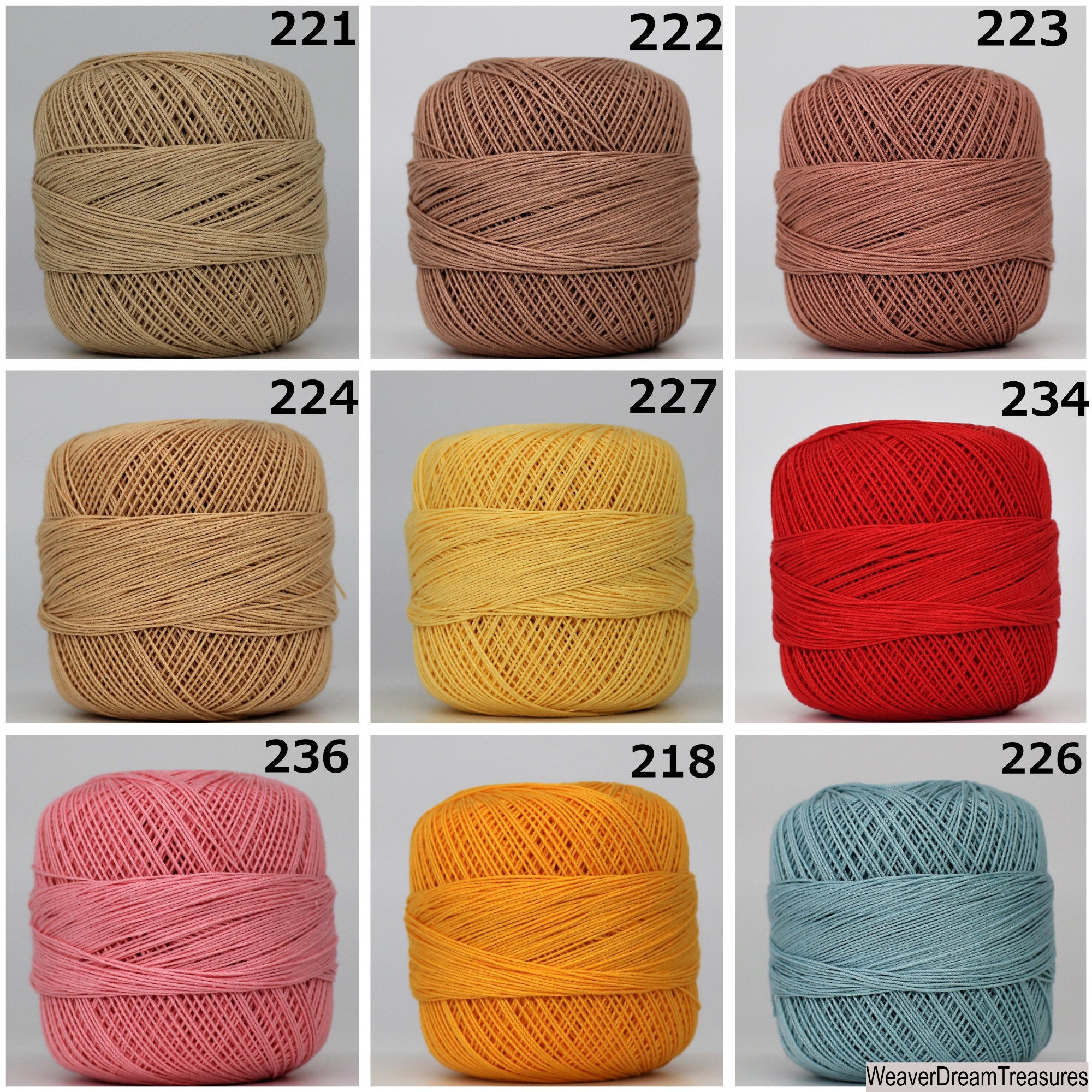 Crochet Thread Size 20 (30g) / Omega Crochet Thread / 100% Fine ...