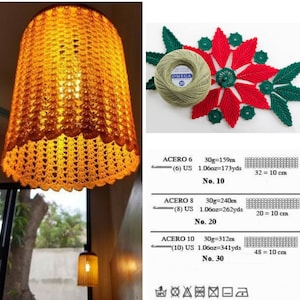 Crochet Thread Size 30 (30g) / Omega Crochet Thread / 100% Fine ...