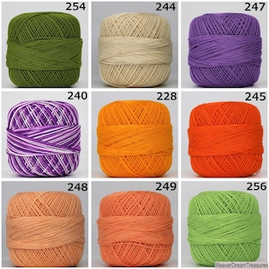 Crochet Thread Size 20 (30g) / Omega Crochet Thread / 100% Fine ...