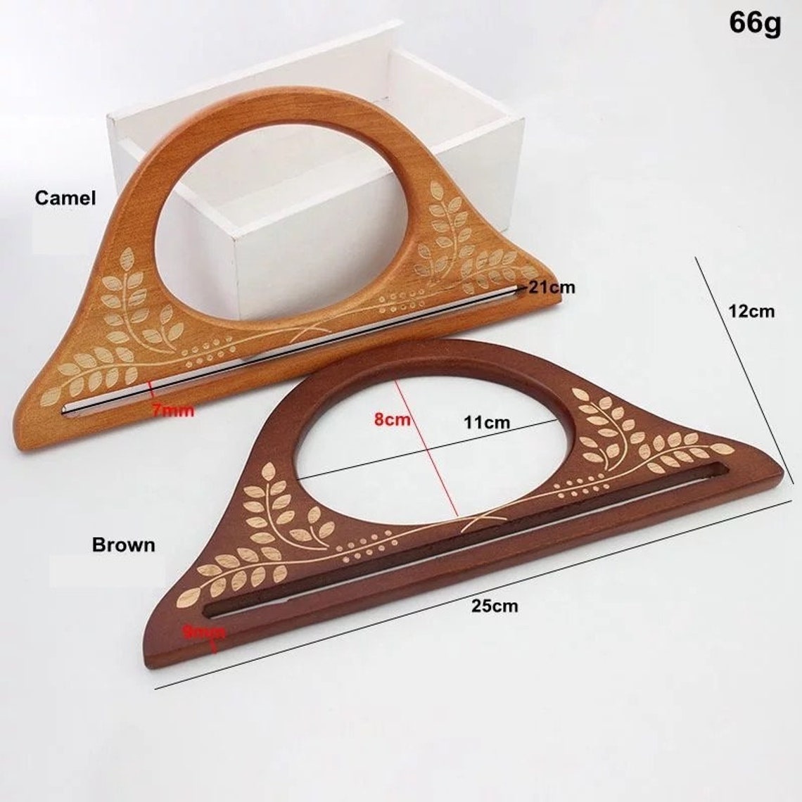 Wood Handles for Bags Purse Handles Bag Making Supplies | Etsy