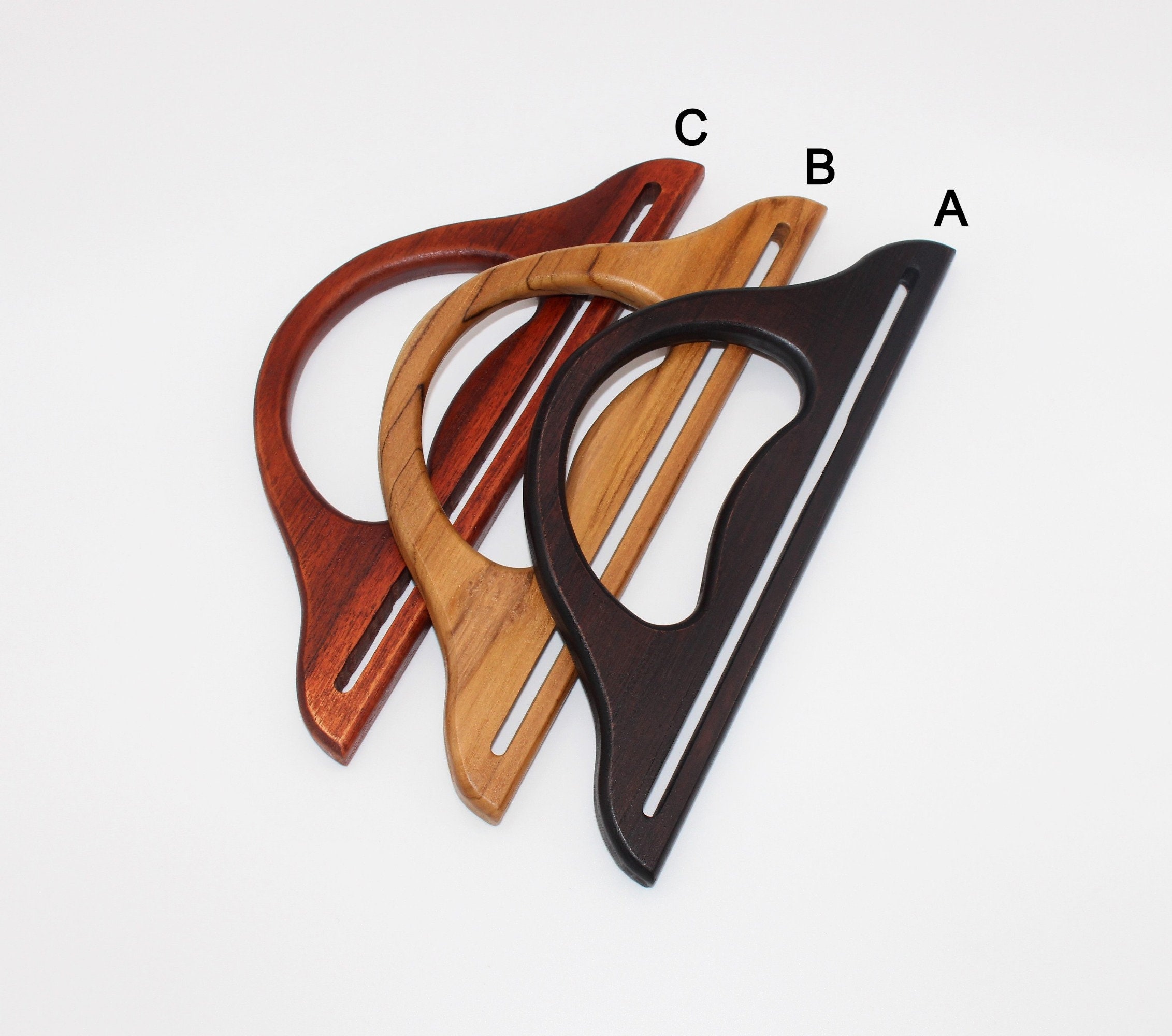 1 Pair Purse Handles Wood Handles for Bags Bag Making - Etsy