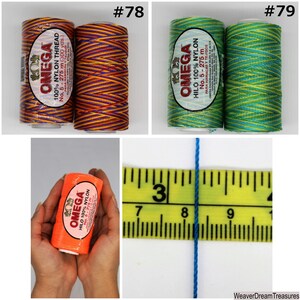 Nylon No. 5 - OMEGA Variegated / 100% Nylon String Cord. / Crochet ...