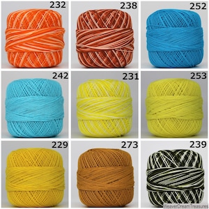 Crochet Thread Size 20 (30g) / Omega Crochet Thread / 100% Fine ...
