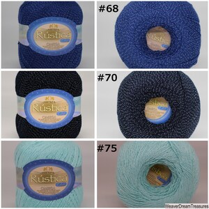RUSTICA ECLAT (153grs) by Omega. Fine Cotton Yarn for Crocheting and ...