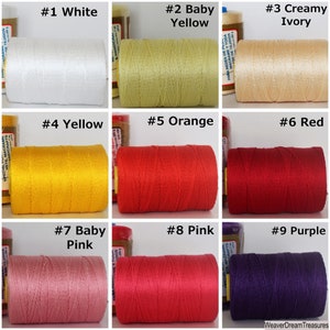 La Espiga No.6 - 100% Nylon. Omega. Crochet Thread for Crafts, Nylon ...