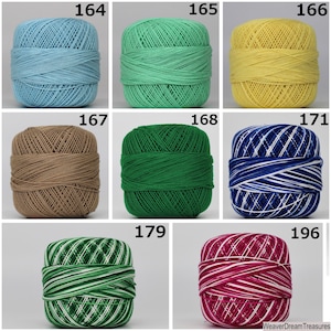 Crochet Thread Size 10 (30g) / Omega Crochet Thread / 100% Fine ...