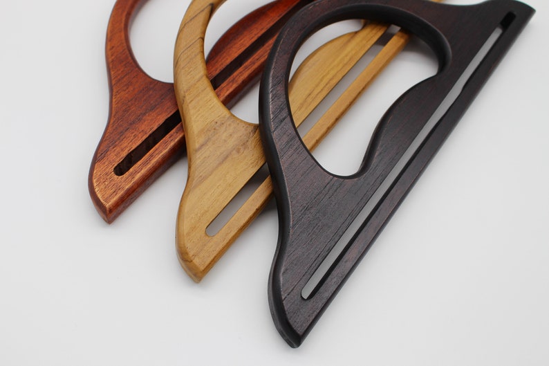 1 Pair Purse Handles, Wood Handles for Bags, Bag Making Supplies ...