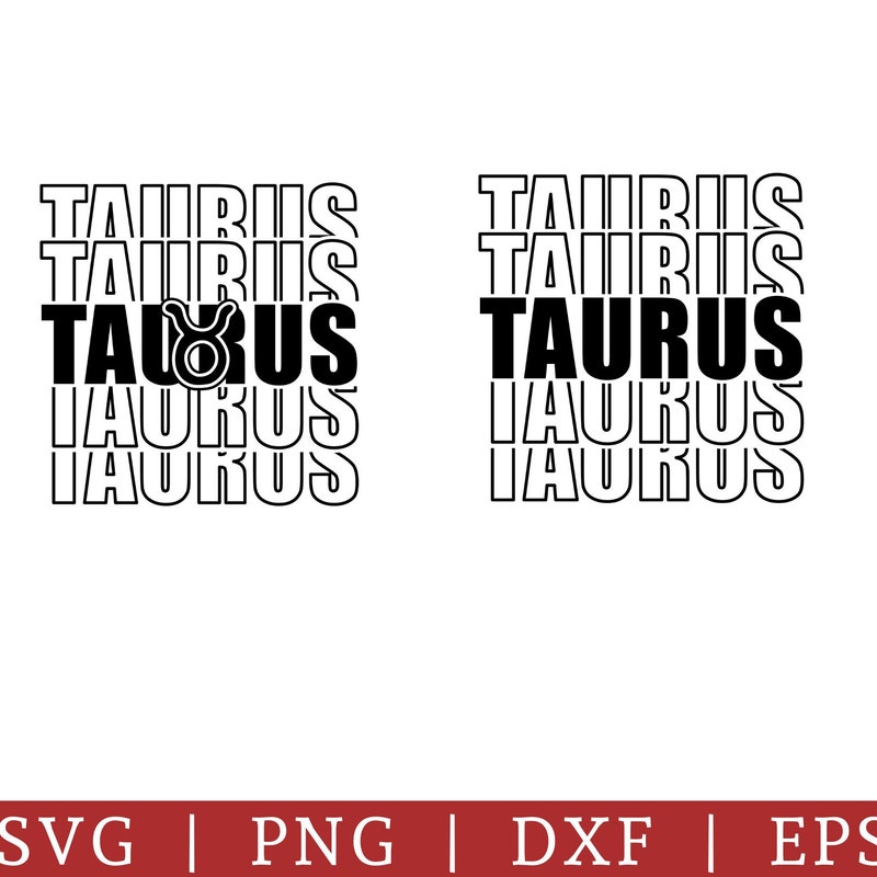 Taurus Svg - Etsy
