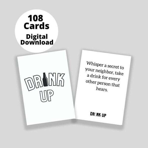 Drunk Dice / Drinking Games for Adults / Alcohol Game, Printable PDF ...