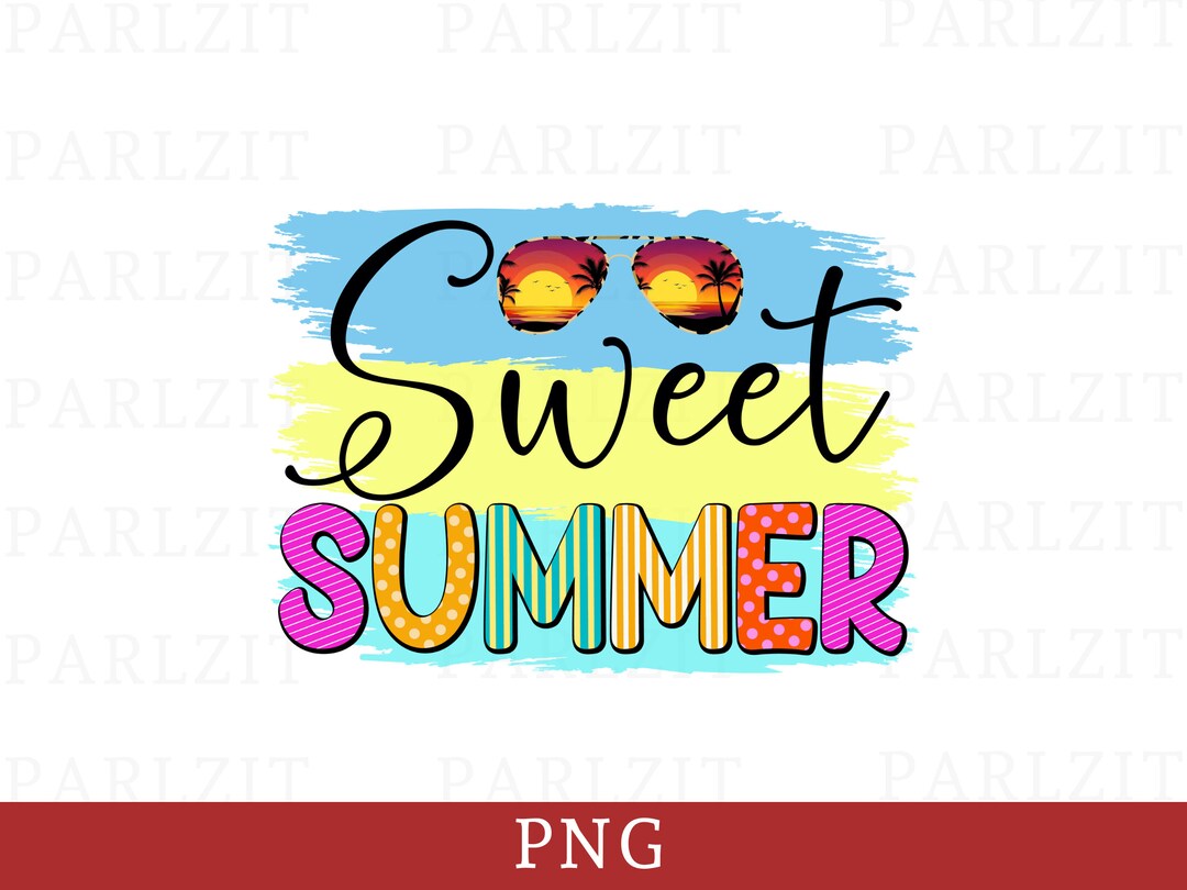 Sweet Summer PNG Eps Dxf Svg Design Shirt Mug Tumbler Poster - Etsy