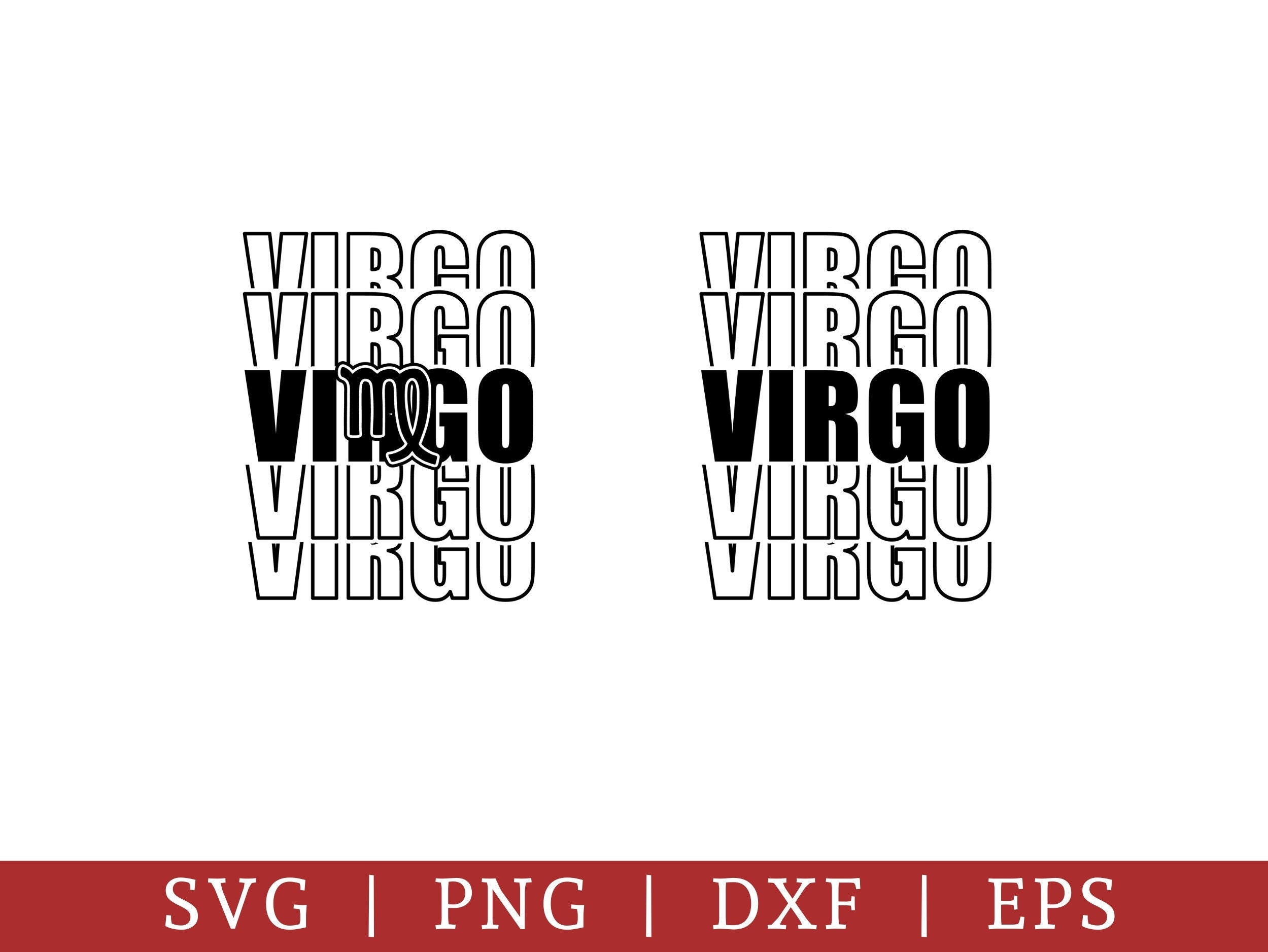 Virgo Svg Virgo Birthday Svg August Birthday Svg Virgo | Etsy