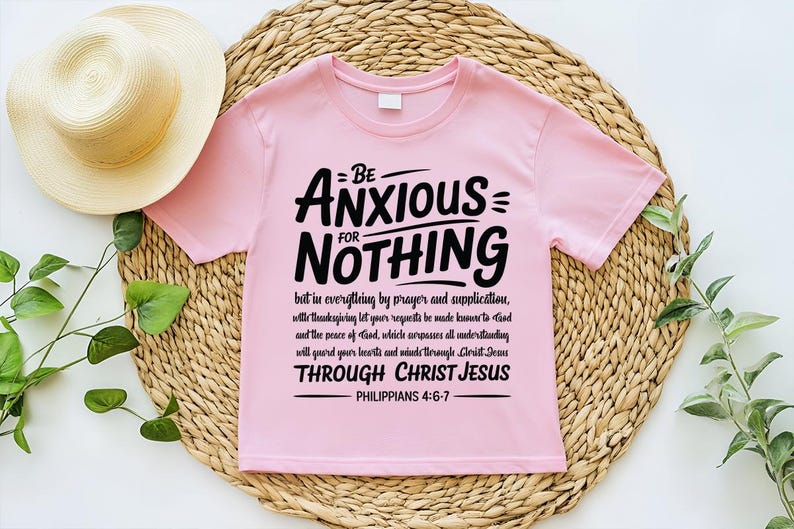 Philippians 4:6-7 | Be Anxious for Nothing | Christian Wall Art ...