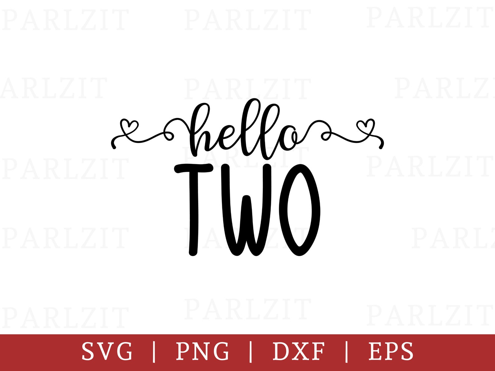 Hello Two Designs in SVG DXF EPS and Png Formats - Etsy