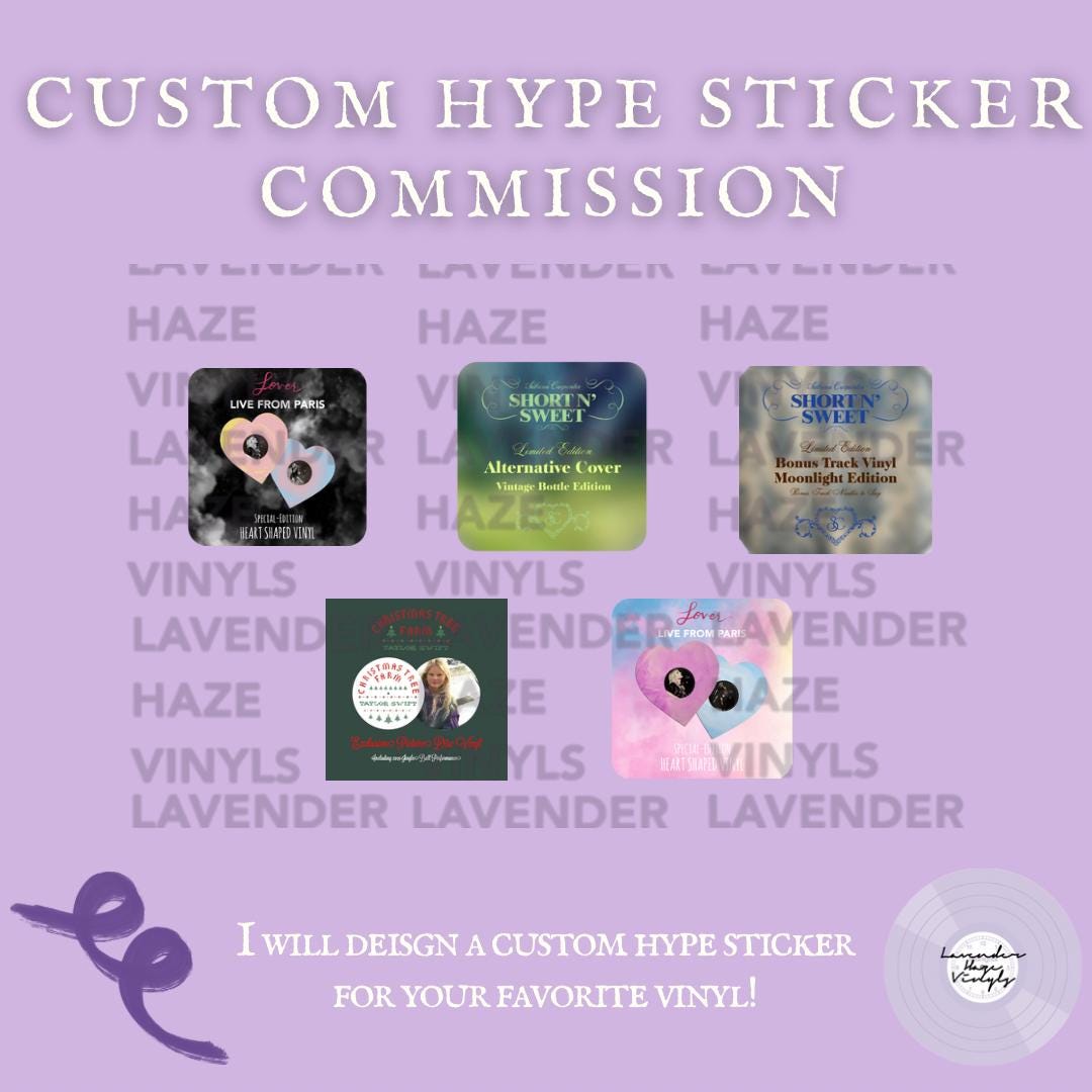 Custom Hype Sticker - Request Here - Etsy