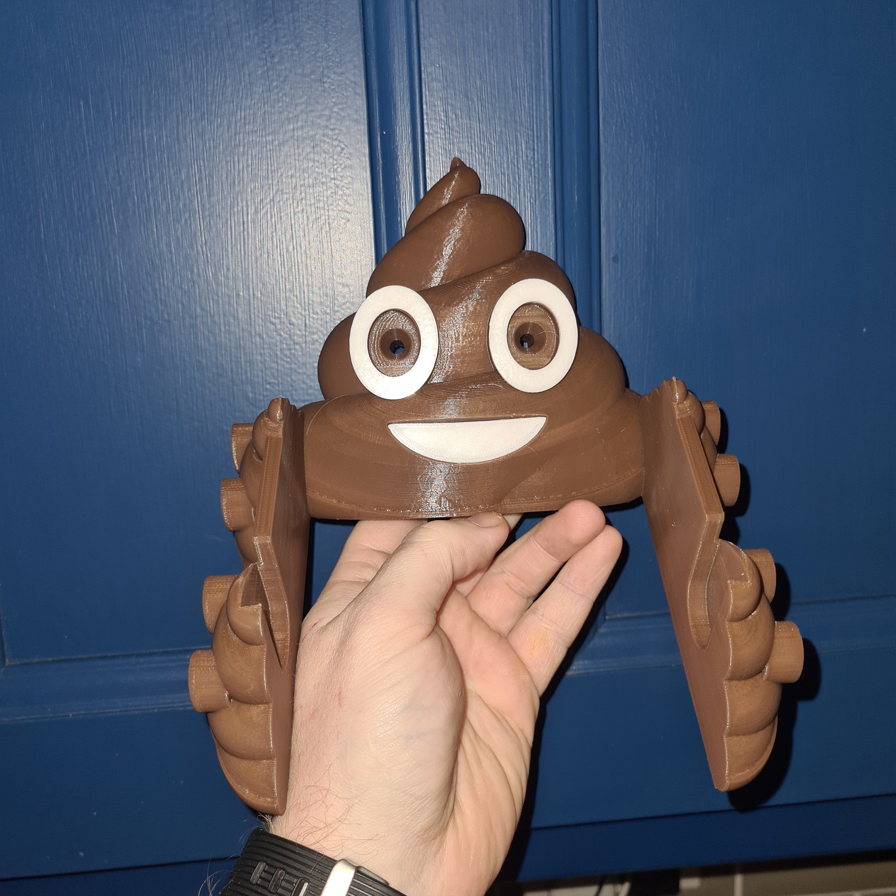 STL Only digital File Poop Emoji Toilet Roll Holder - Etsy