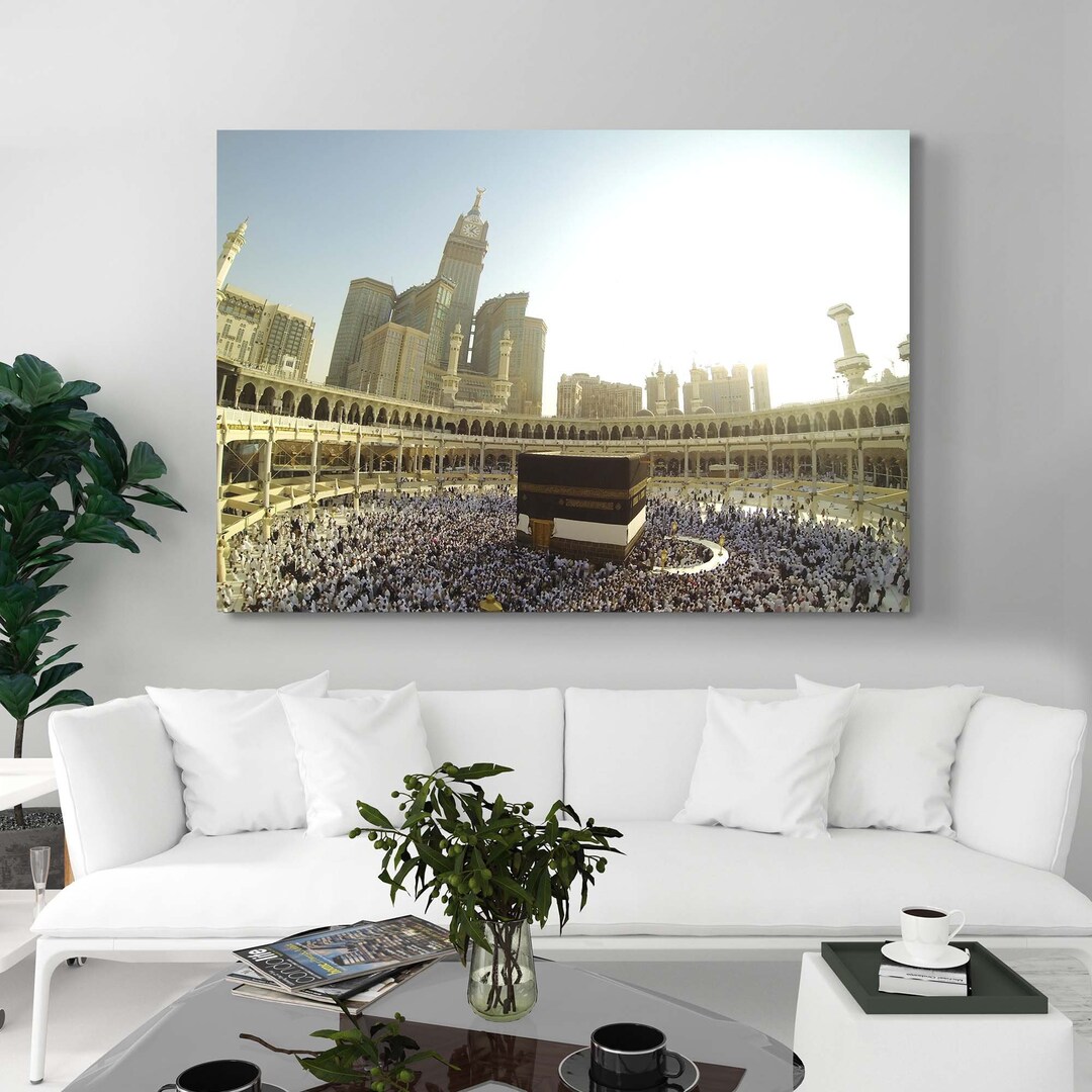 Kaaba Mecca Canvas Islamic Quotes Islamic Gift Islamic - Etsy Canada