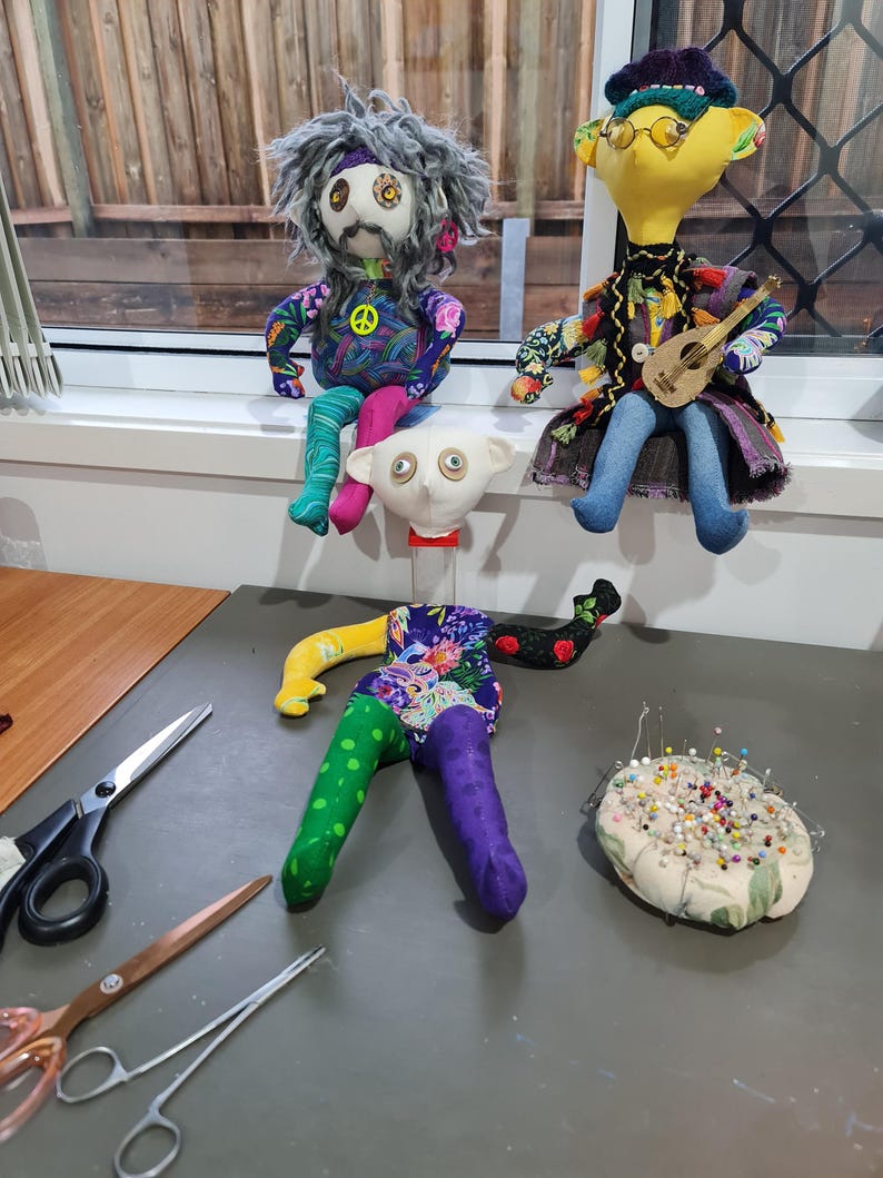 Handmade Art Doll Toobee Ornottobe, Quirky Cute Shakespearean Actor ...