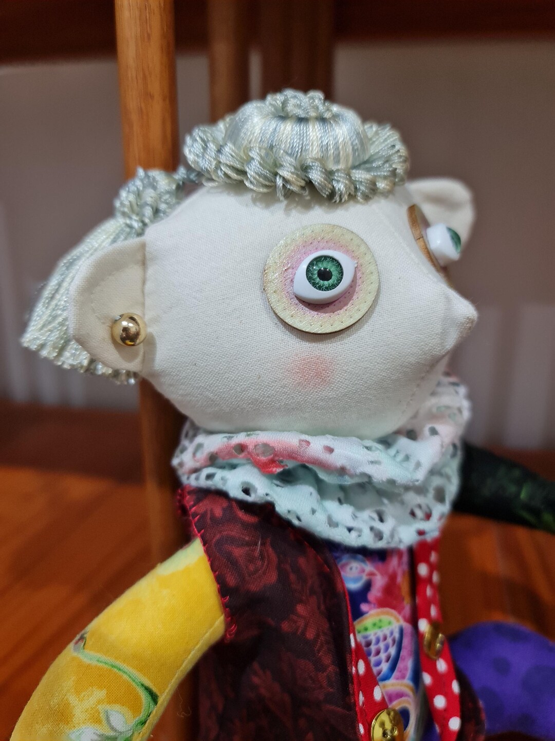 Handmade Art Doll Toobee Ornottobe, Quirky Cute Shakespearean Actor ...