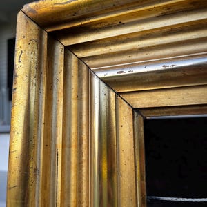 LARGE Antique Lemon Gold Gilt Wood Picture Painting Frame 18 X 32 ...