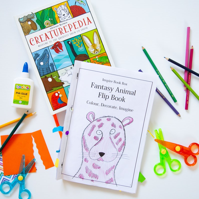 Fantasy Animal Flip Book Printable Craft Activity - Etsy