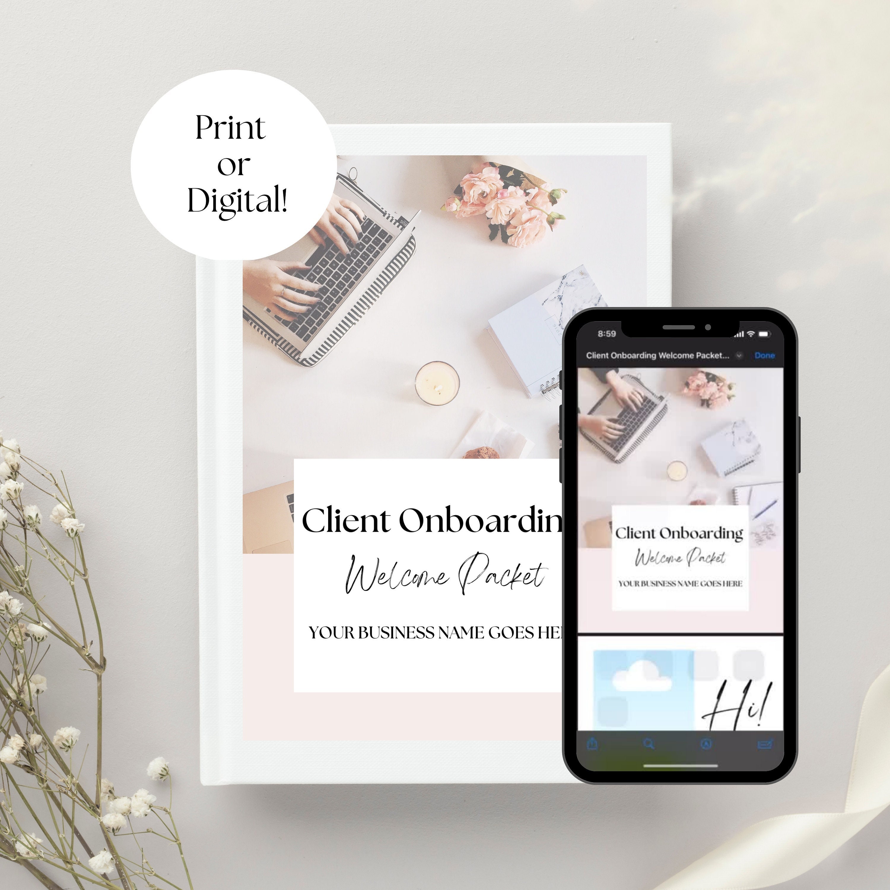 Customizable Client Onboarding Template welcome Packet Client ...