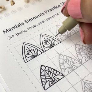 Mandala Pattern Templates, Mandala Art, Practice Sheets, Patterns ...
