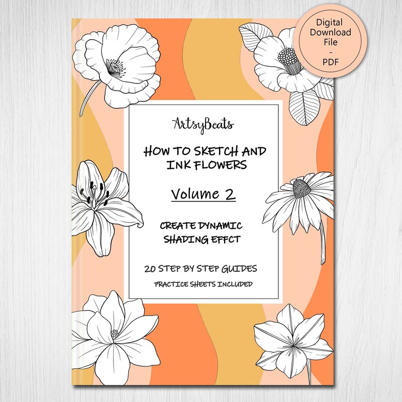 Flower Drawings - Etsy