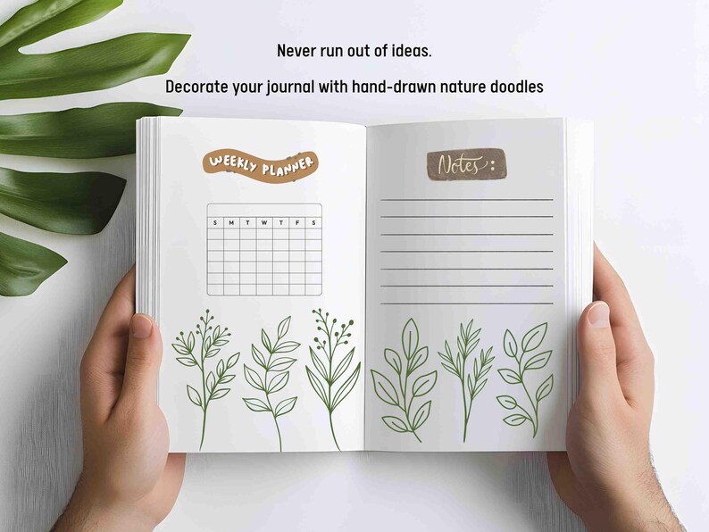 Leafy Doodles Workbook | 40 Ways to Draw Leaves | Nature Journal ...