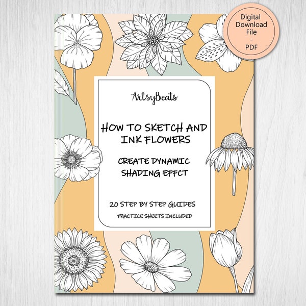 Flower Drawing - Etsy