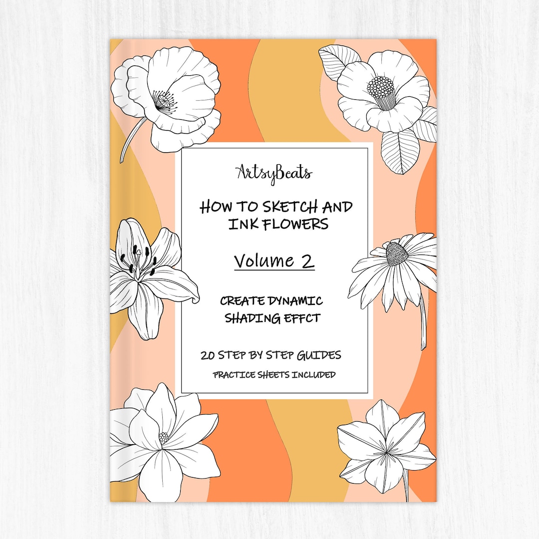 How to Draw Flowers for Beginner, Step by Step Flower Workbook ...