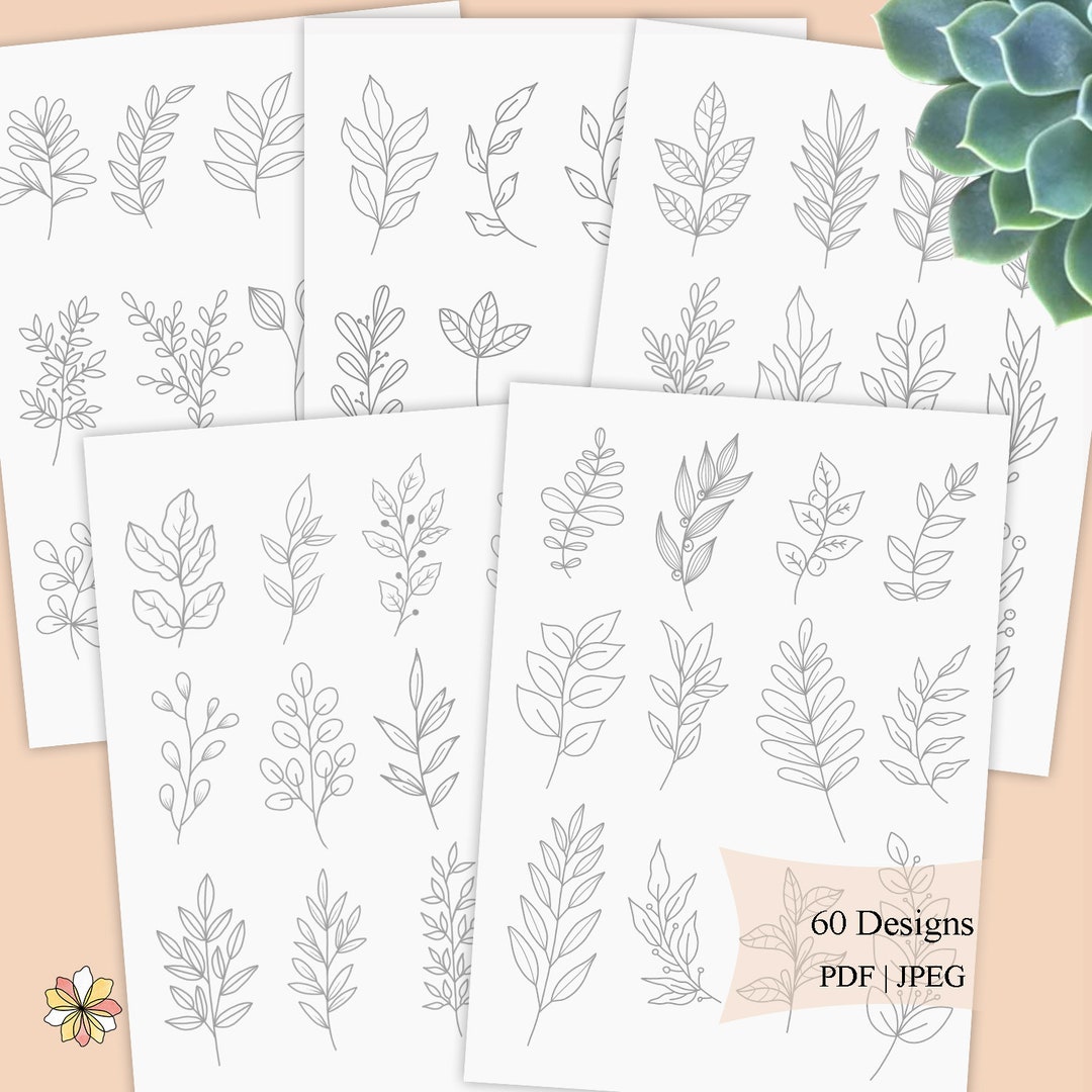 Learn to Draw Leaves for Beginners, Leaves Practice Sheets, Leaves ...