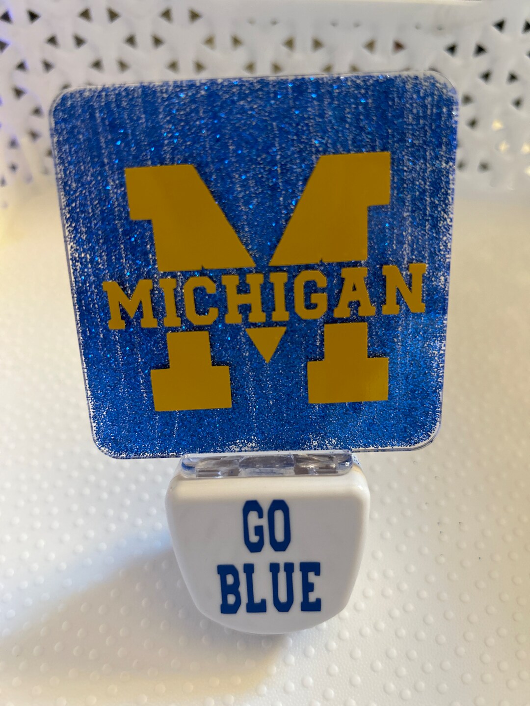 University of Michigan Night Light LED Blue Light Plug In - Etsy