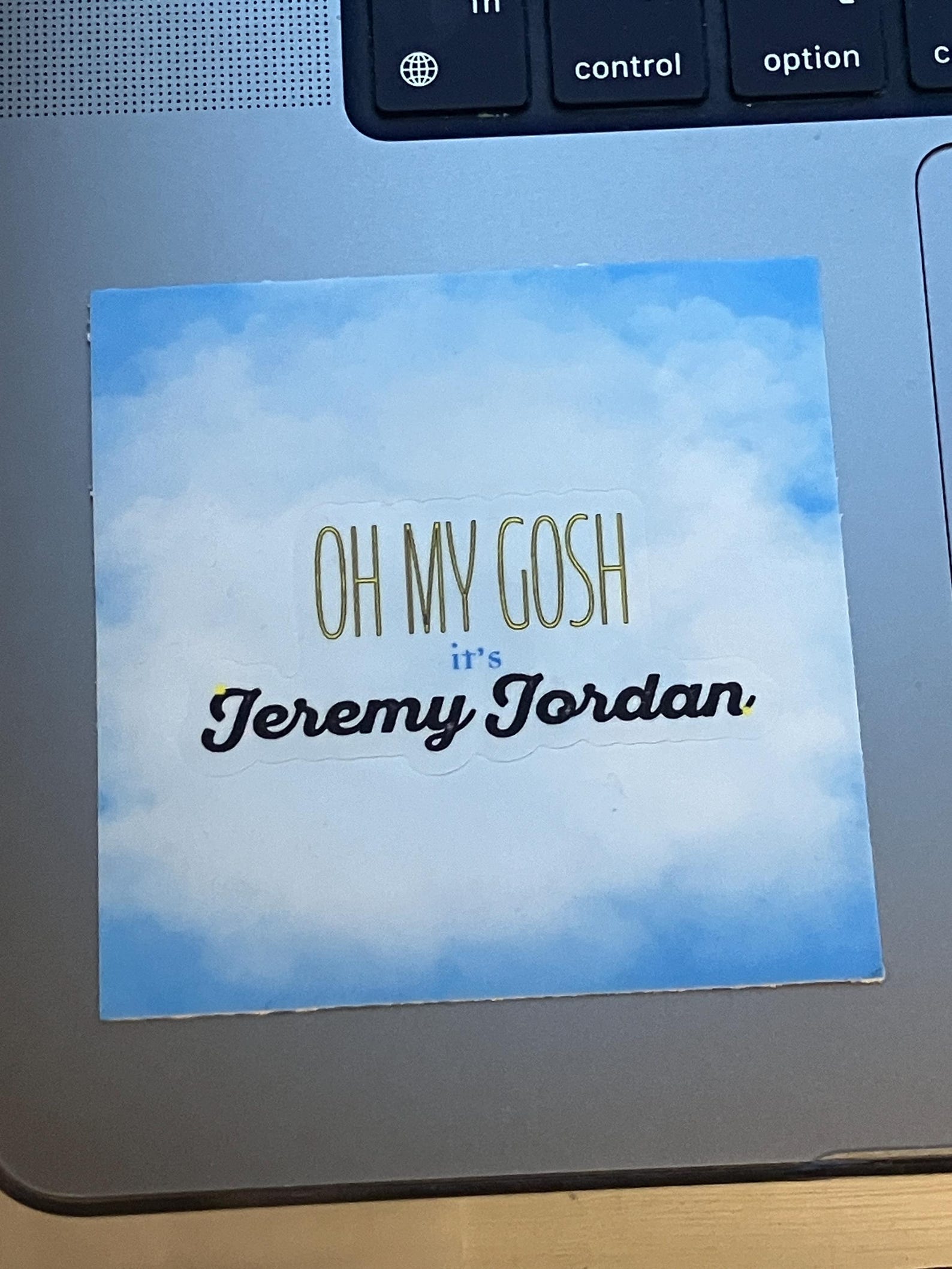Jeremy Jordan Broadway Theatre Sticker - Great Gatsby, Newsies, Bonnie ...