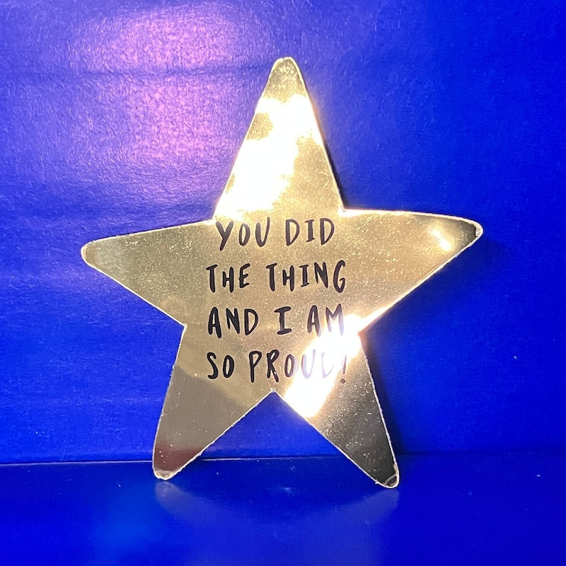 You Did It Gold Star - Etsy