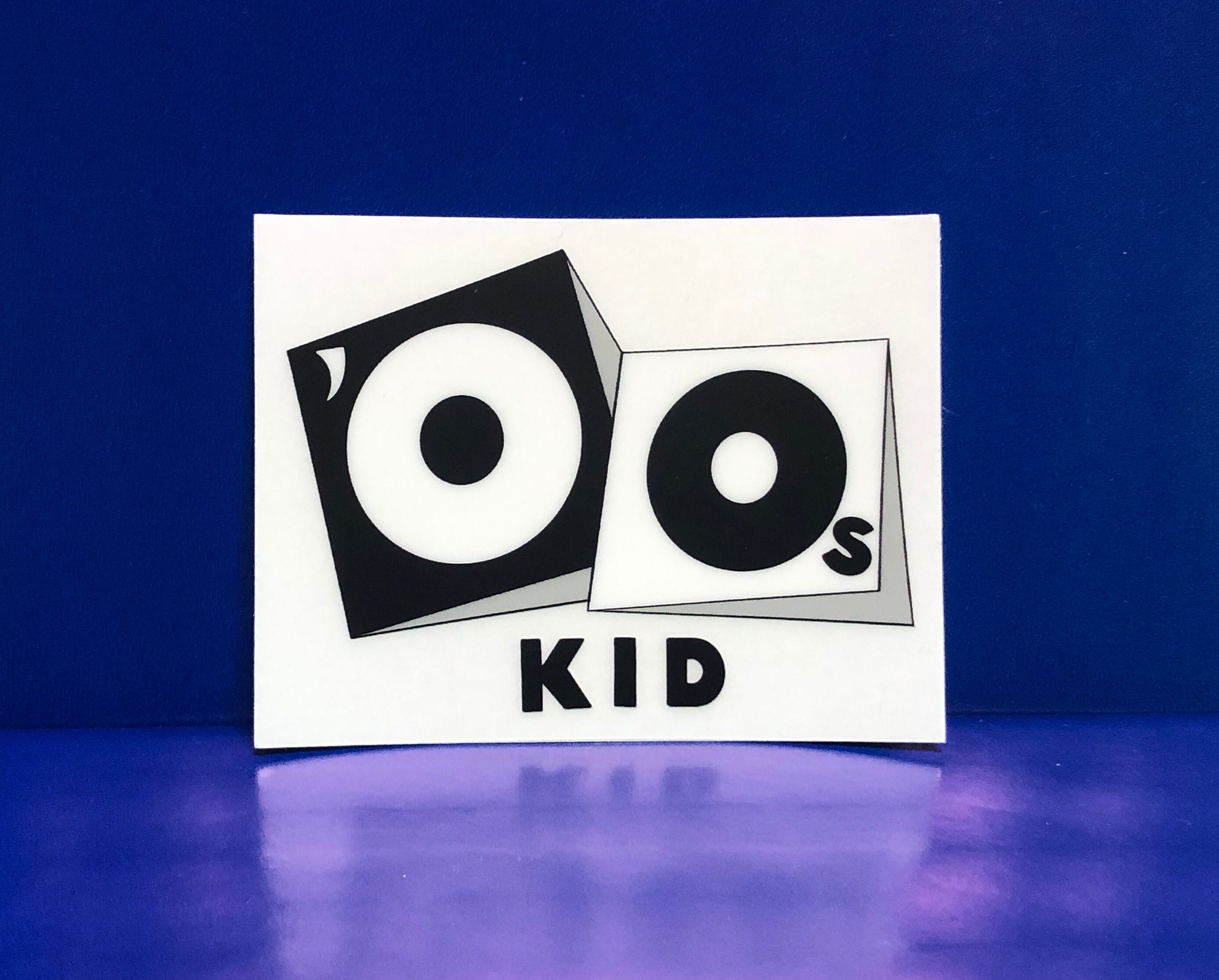 2000s Kid Black and White Cartoon Network Clear Vinyl Sticker - Etsy