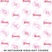 60 Fully Editable Feminine Red and Pink Y2K Instagram Highlight Covers ...