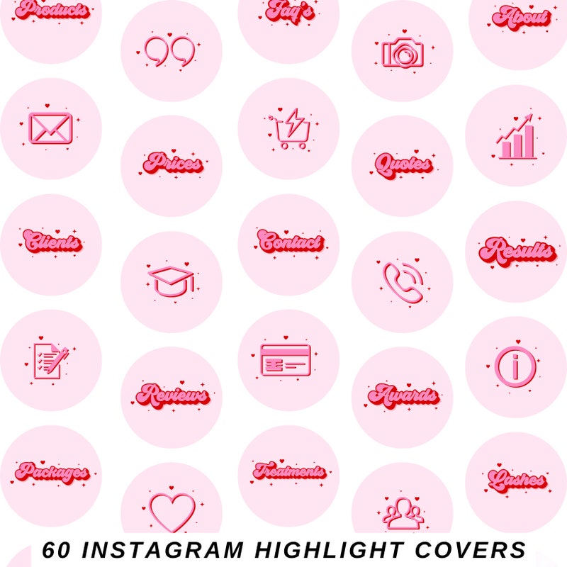 Highlight Covers - Etsy