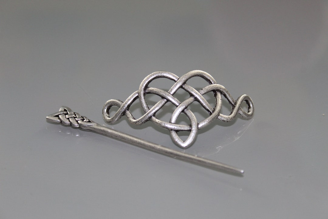 Soulmate Celtic Viking Hairpin Clip - Viking Designed Hairpin for Women ...