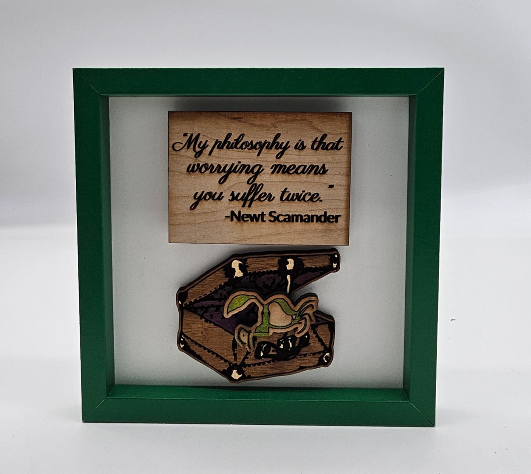 Wizard-inspired Fan Art of a Wizard Trunk Print With Quote wizard Wall ...