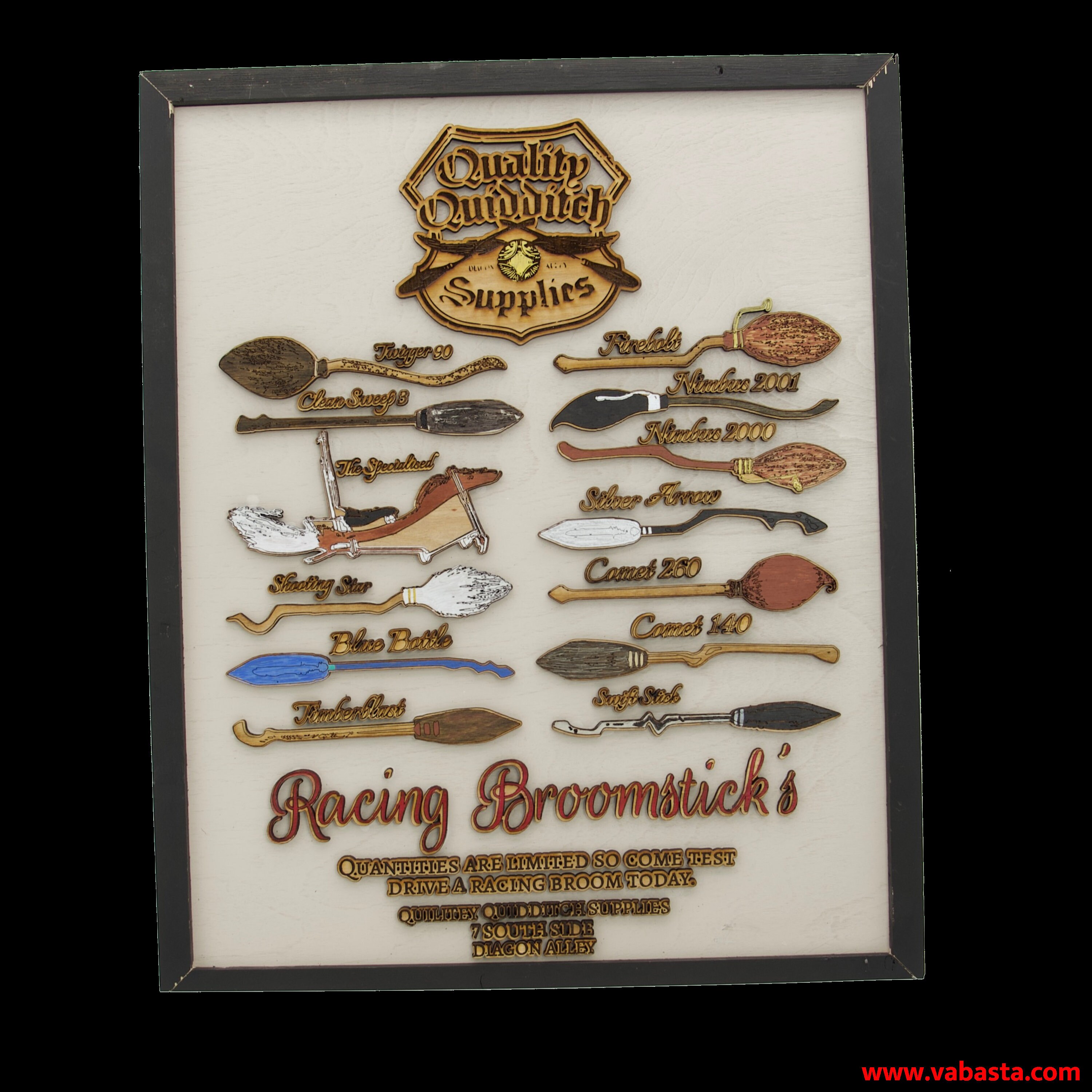 Wizard Quality Racing Broomstick Sign Wizard Wall Art Home - Etsy
